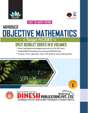 Buy DINESH Publications' Abridged OBJECTIVE MATHEMATICS Target NCERT ...