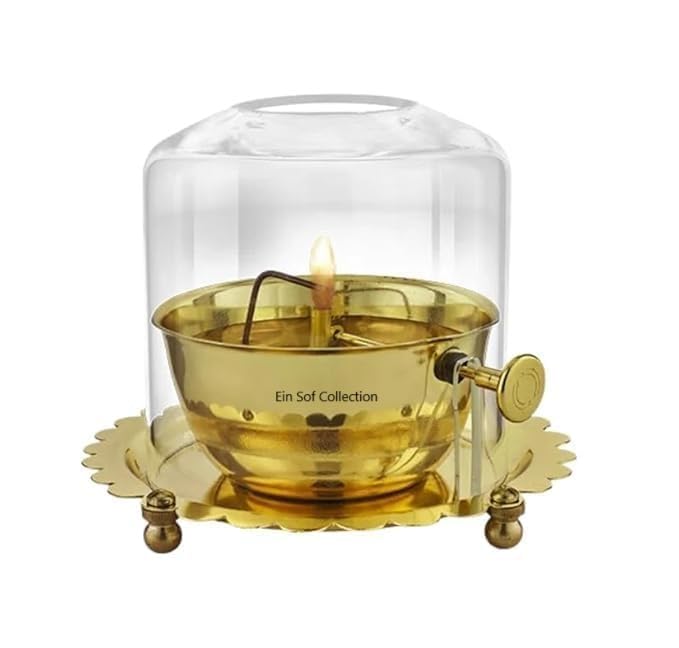 Buy Casa Illuminate 5 inches Akhand Diya with Wick Lifting Screw ...