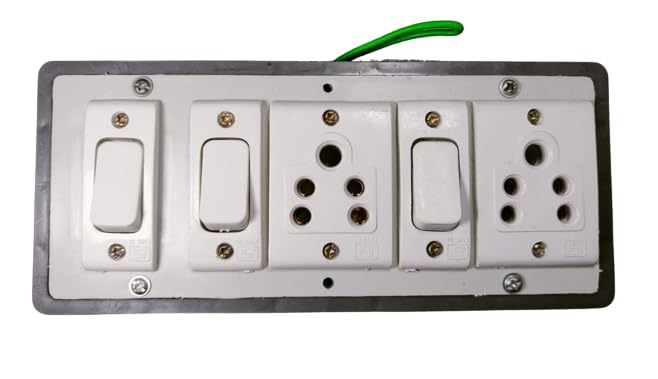 Buy Rahul Electronic Extension Board Multi Outlet Electrical Switch ...