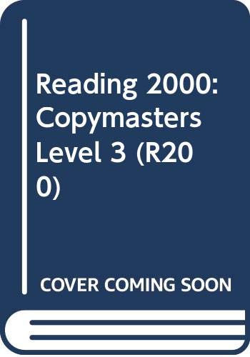 Reading 2000: Level Three: Spiritmasters and Photocopymasters (Set of ...