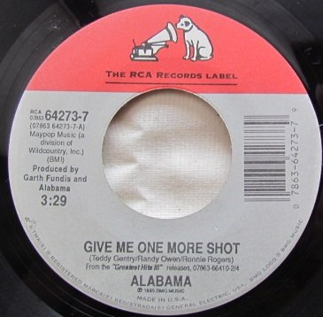 Amazon.com: Give Me One More Shot / Jukebox On My Mind (Vinyl 45): CDs ...