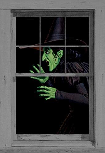 Amazon.com: Window Poster Halloween Green Wicked Witch by WOWindows USA ...