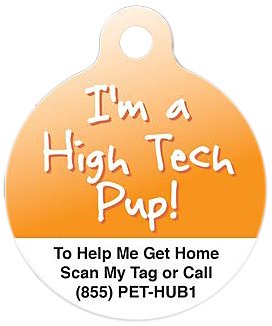 PetHub Premium Pet Identification Tag, High Tech Pup, Small : Amazon.in ...
