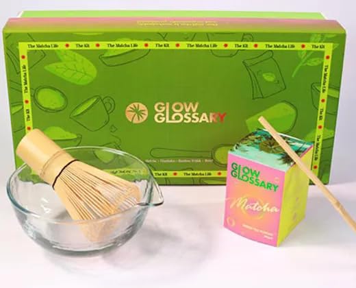Glow glossary Organic Ceremonial Grade A Matcha kit (Kit contains: A ...