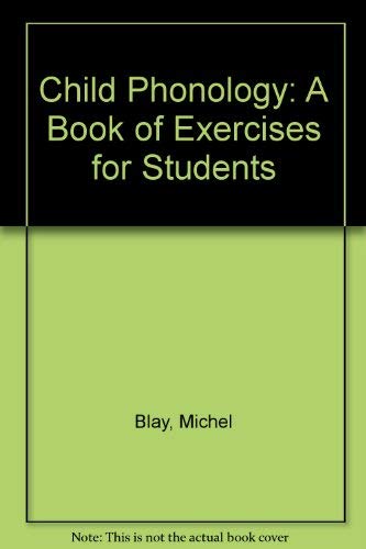 Amazon.com: Child Phonology: A Book of Exercises for Students ...