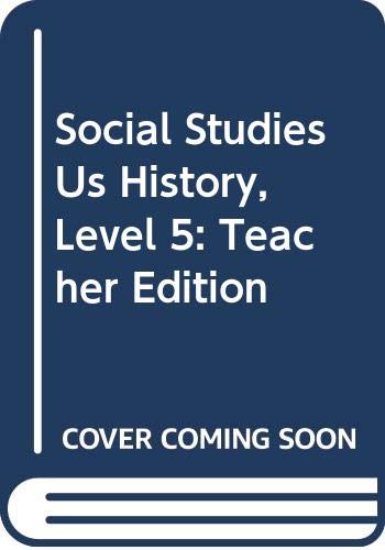Amazon.com: Social Studies Us History, Level 5: Teacher Edition: 2: ...