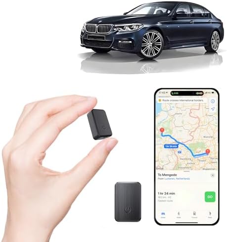 Amazon.com: Mini GPS Tracker for Vehicles - Portable Real Time Magnetic GPS Tracking Device,No ...