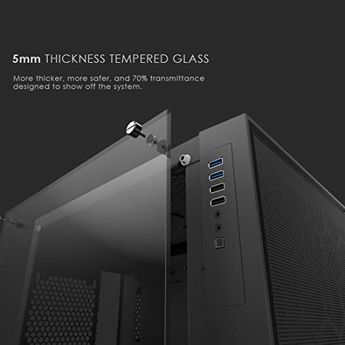 A ANIDEES AI Crystal Cube Mesh Front Panel AR V3 Dual Chamber Tempered ...