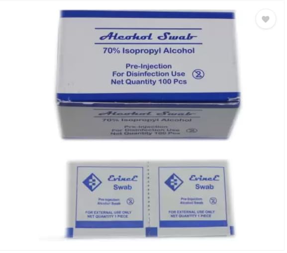 Buy 3S Medium Pads Individually Sealed Ideal for Pre-injection Skin ...