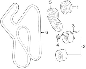 Mopar 4891720AA Drive Belt Idler Pulley, Idler - Amazon Canada