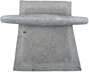 Amazon.com: Metate de Piedra Volcánica 16'' Incluye Metlapil EU ...