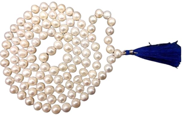 Galaxy Gems White Pearl Mala Original Certified South Sea Pearl Mala ...