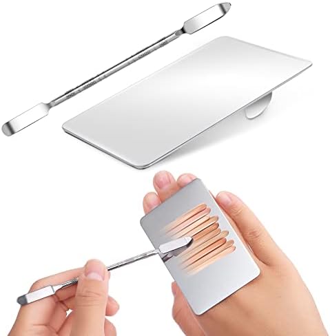 Amazon.com : 6 Pcs Korean Spatula Makeup Set Acrylic Cosmetic Palette ...