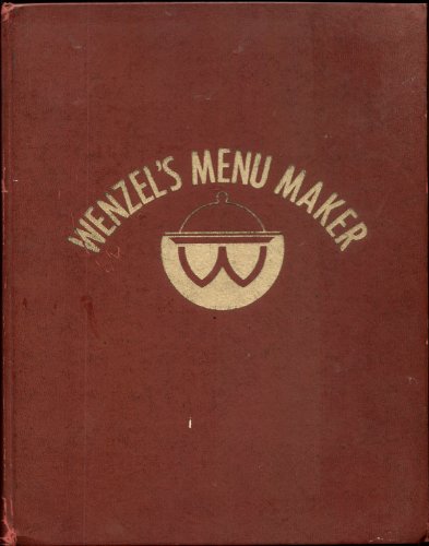 Wenzel's Menu Maker : Amazon.de: Bücher