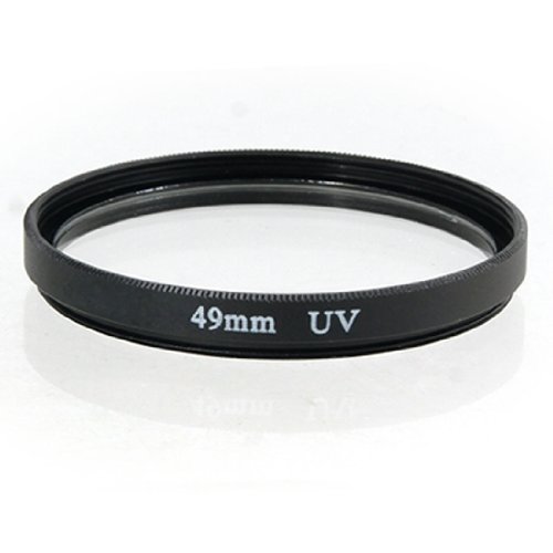 PRAV® 49mm Ultra Violet Lens Filter Black for Digital Camera : Amazon ...