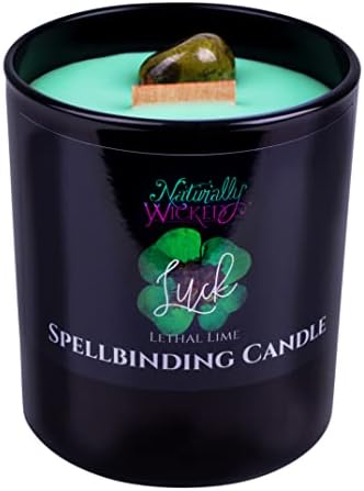Naturally Wicked Spellbinding Luck Candle | Scented Crystal Spell ...