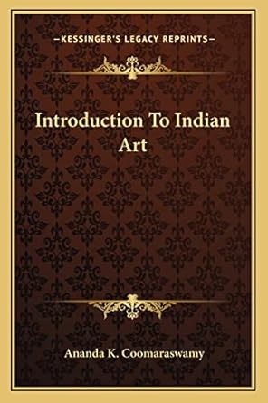 Buy Introduction To Indian Art Book Online at Low Prices in India ...