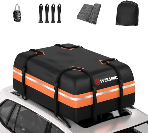 Snapklik.com : WISAMIC Rooftop Cargo Carrier 1000D PVC Car Roof Cargo ...