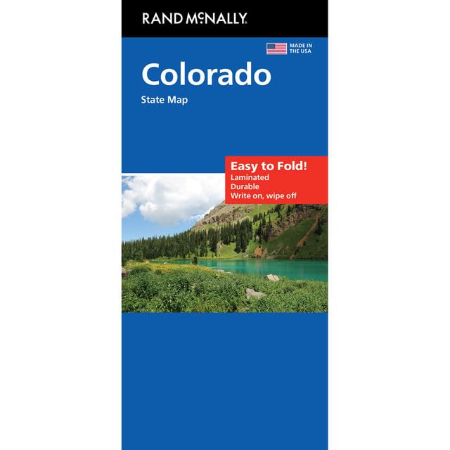 Snapklik.com : Colorado Easy To Fold State Map