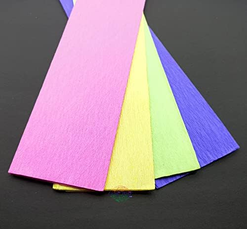 CRAFTWAFT Large Wrinkled Crepe Paper Sheets for Craft, DIY, Decor ...