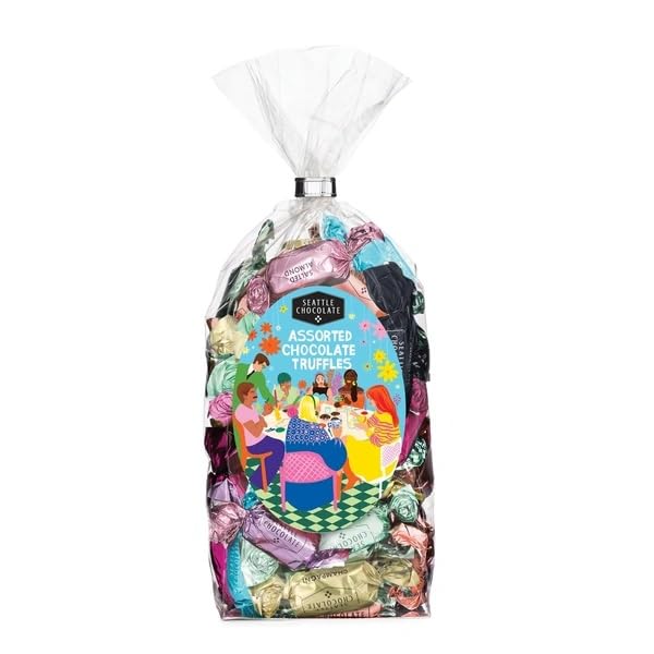Amazon.com : SEATTLE CHOCOLATE CO - Spring Brunching Truffles Bag (12 ...