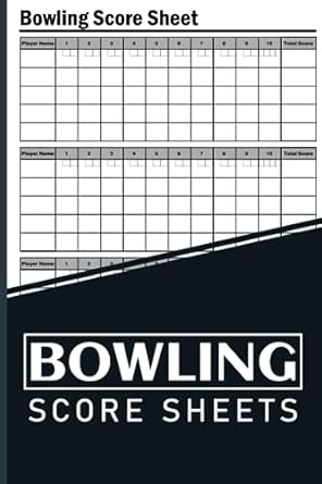 Amazon.com: Bowling Score Sheets: Bowling game record sheets for ...