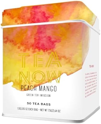 Amazon.com : Life Plus Style Gourmet TEA NOW Mango Peach Green Tea ...