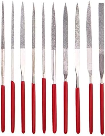 Amazon.com: YAKAMOZ 10-Piece Mini Diamond Needle File Set 2x100mm Small ...