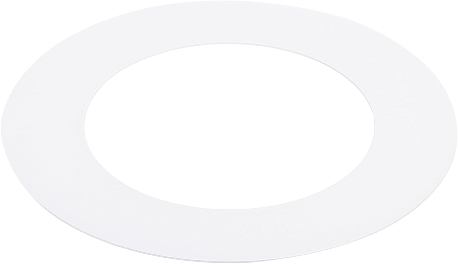 PATIKIL 4.25" ID 6.77" OD Goof Rings for Recessed Light, Matte White ...