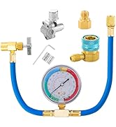 Amazon.com: R410A Recharge Kit AC Charging Hose, R410A Manifold Gauge ...