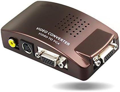 Amazon.com: Rocsai 4 Port 3-in 1-Out AV BNC to VGA Converter Adapter TV ...