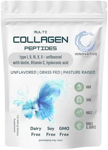Amazon.com: Innovative Pros Multi Collagen Peptide Powder, 1 Pound ...