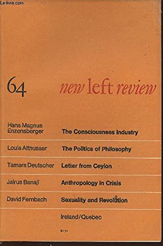 New Left Review Number 64 (November-December 1970): Tamara Deutscher ...