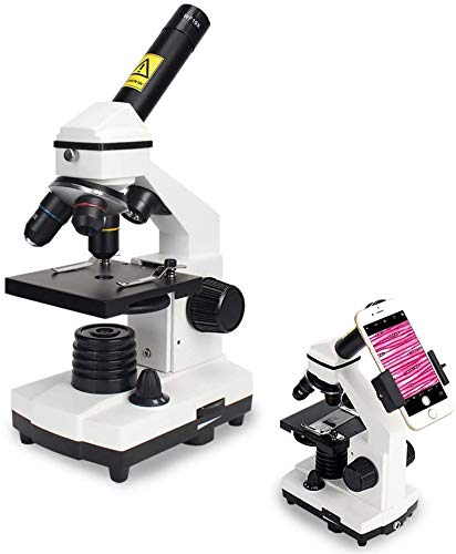 Gosky Microscope for Kids and Students-40X-640X Magnification Dual LED ...