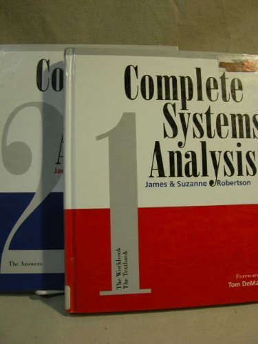 Complete Systems Analysis: The Workbook the Textbook/the Answers ...