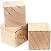Amazon.com: NINGWAAN 45 PCS 2 Inch Wooden Cubes, Unfinished Wood Craft ...