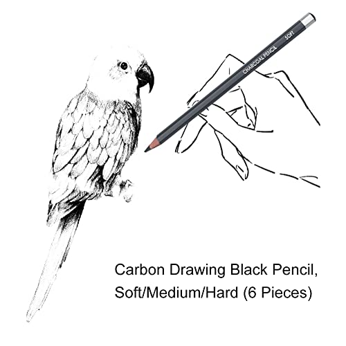 Crayons Fusain, Crayon de Charbon, Crayon de Croquis, Croquis Dessin ...