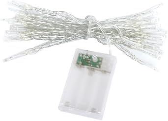 Amazon.com: 20/40/80LEDs AA Battery Operated LED String Lights for Xmas ...