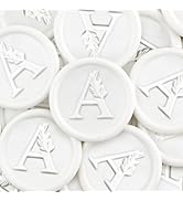 Amazon.com: 25Pcs Gold & White Wax Seal Stickers - Handmade Envelope ...