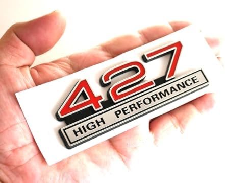 Amazon.com: 1pc 427 Liter 7.0 Engine High Performance Badge 3D Decals ...