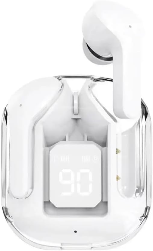 Ultrapods TWS Bluetooth Earbuds Transparent Design with Display ...