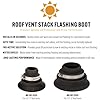 Roof Collar Repair Boot Vent - Fits 2.5"-3" Pipe, Made in The USA ...