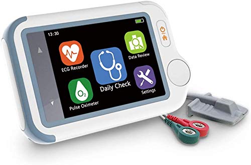 Wellue Checkme Lite SpO2 & ECG Monitor, Wireless Detection Device with ...