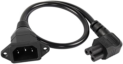 Amazon.com: GELRHONR 0.5m C14 to C5 Panel Mount Power Cable, IEC320 C14 ...