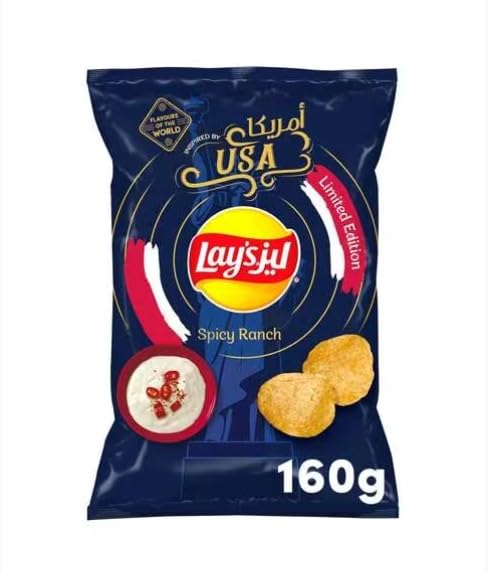 Lays USA Spicy Ranch Potato Chips Limited Edition : Amazon.in: Grocery ...