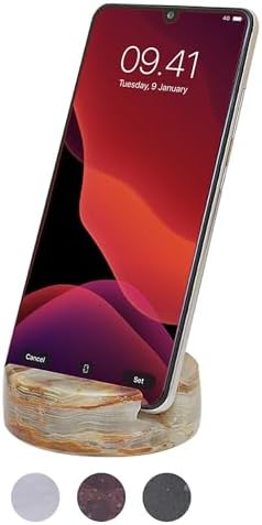 Amazon.com: fashciaga Luxurious Marble Cell Phone Stand Holder for ...