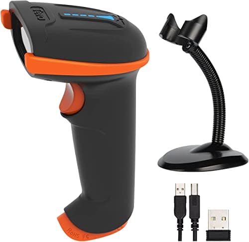 Amazon.com: Tera 1D Wireless Barcode Scanner USB Cradle Charging Base ...