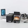 Amazon.com: Soul & Lane CD Storage Boxes - Set of 2 - Black Decorative ...