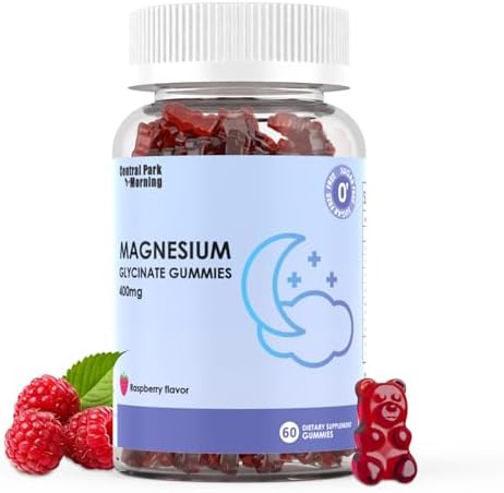 Amazon.com: Central Park Morning Magnesium Glycinate Gummies 400mg ...