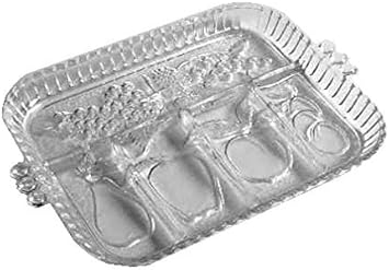 Amazon.com | Vintage Crystal Happenings 5-Part Relish Tray No. 3678 ...